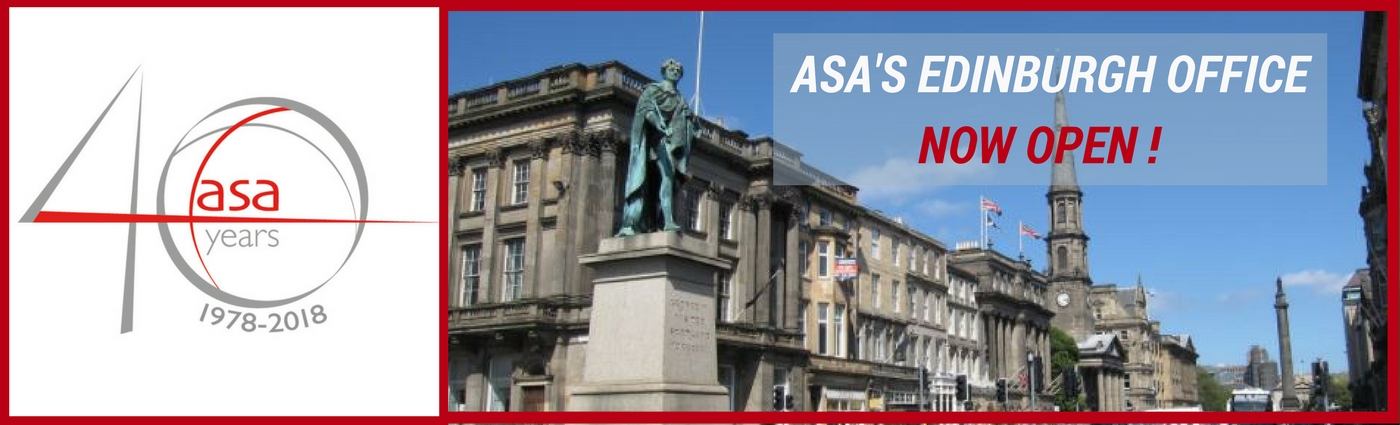 ASA's Edinburgh Office is now OPEN FOR BUSINESS! - UK & Ireland Inbound ...